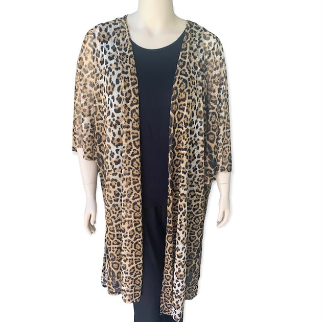 Leopard Duster – Cocktails and Curves